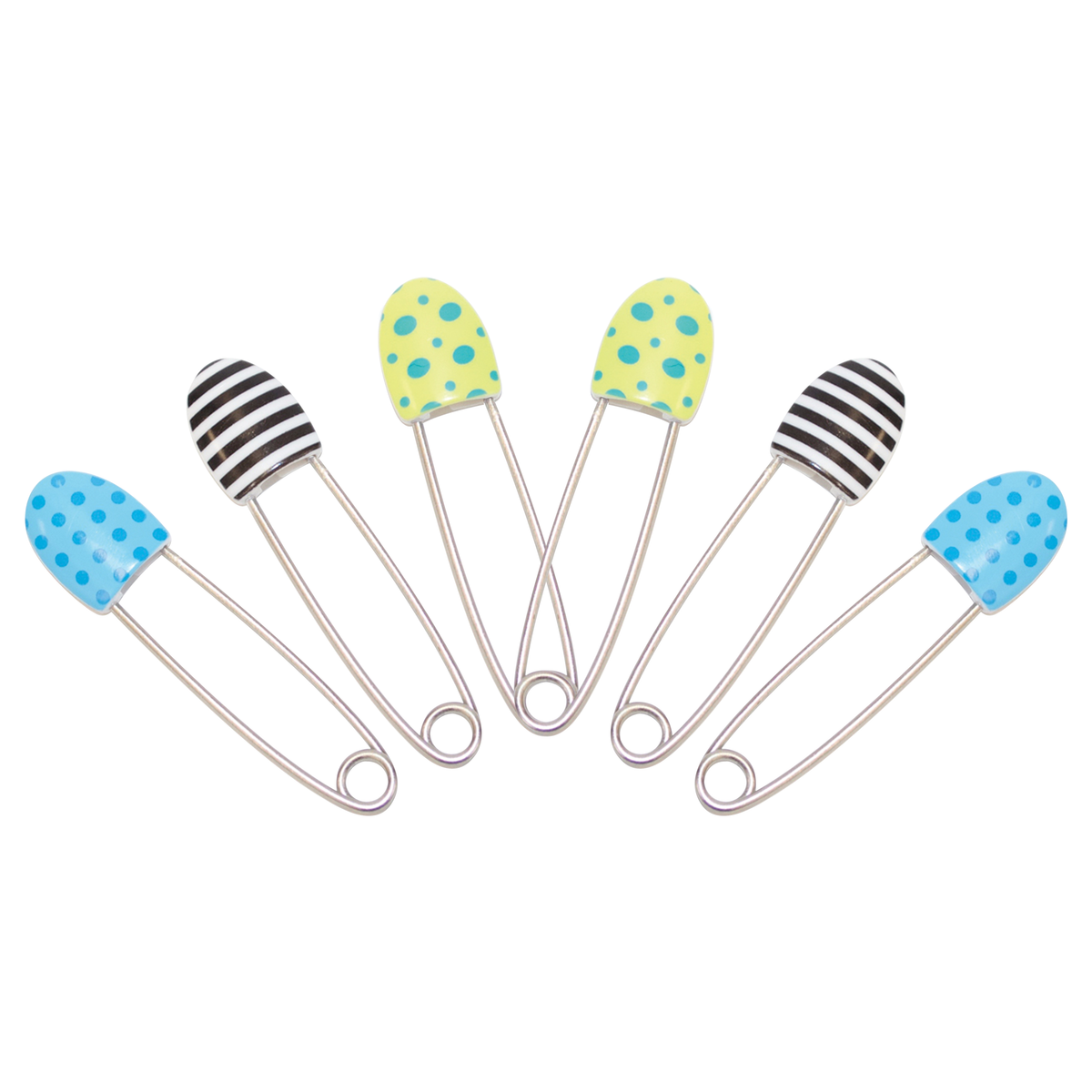 Decorated Diaper Pins 6 Count – Sassy Baby